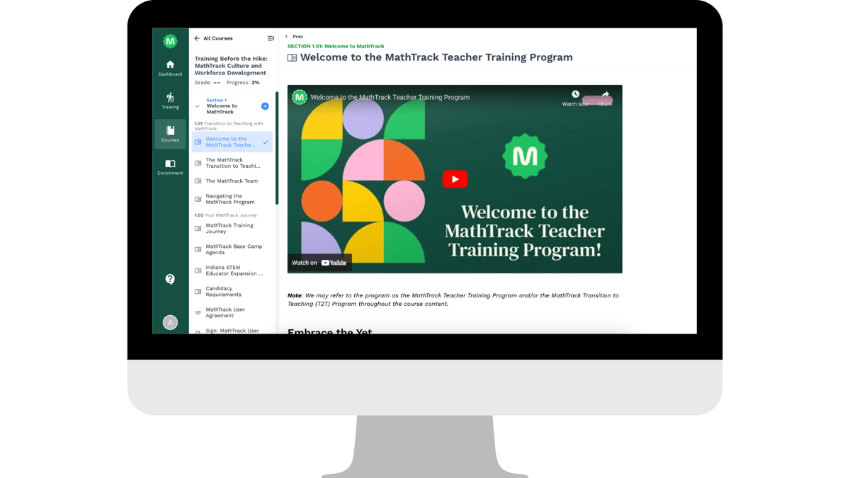 Math Professional Development to Help Mathematics Teachers Level Up